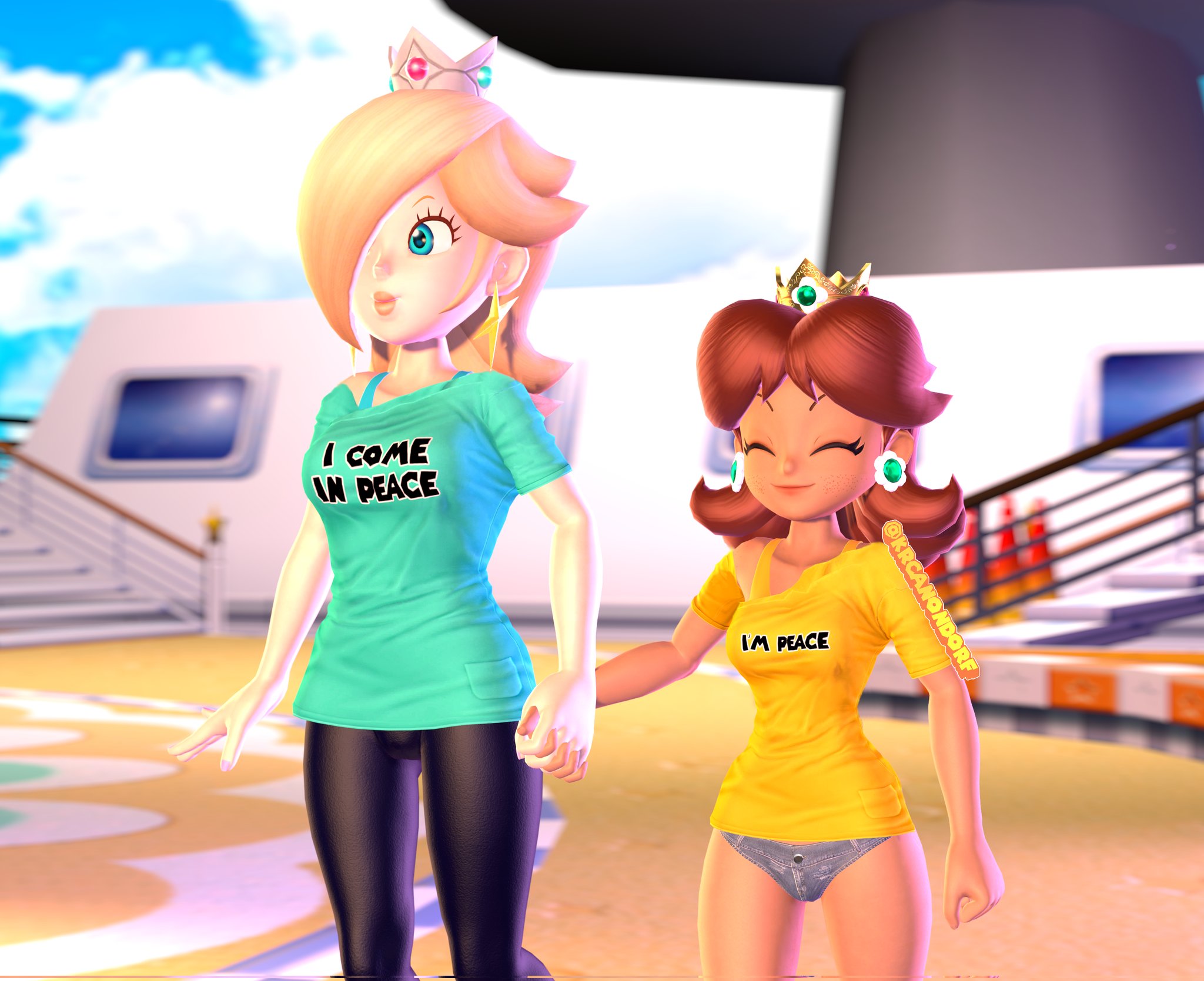 Princess Rosalina On Daisyandrosalinaclub Mario X Peach! Princess