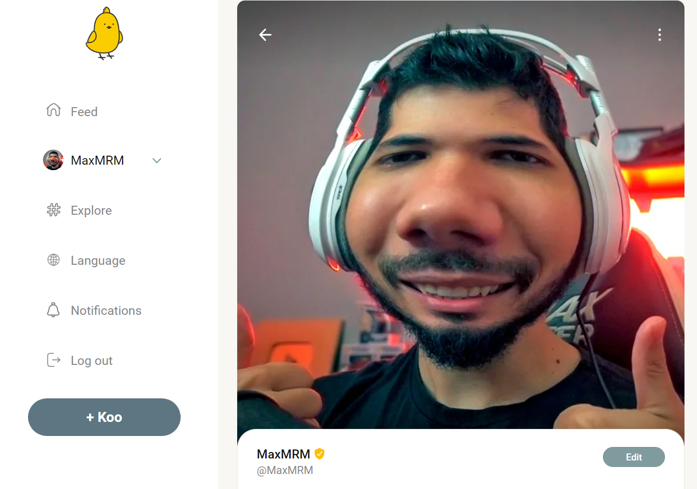 MaxMRM on Twitter: "Verificaram meu Koo! Quem não entrou, dá uma conferida lá no meu Koo pô, ta ...
