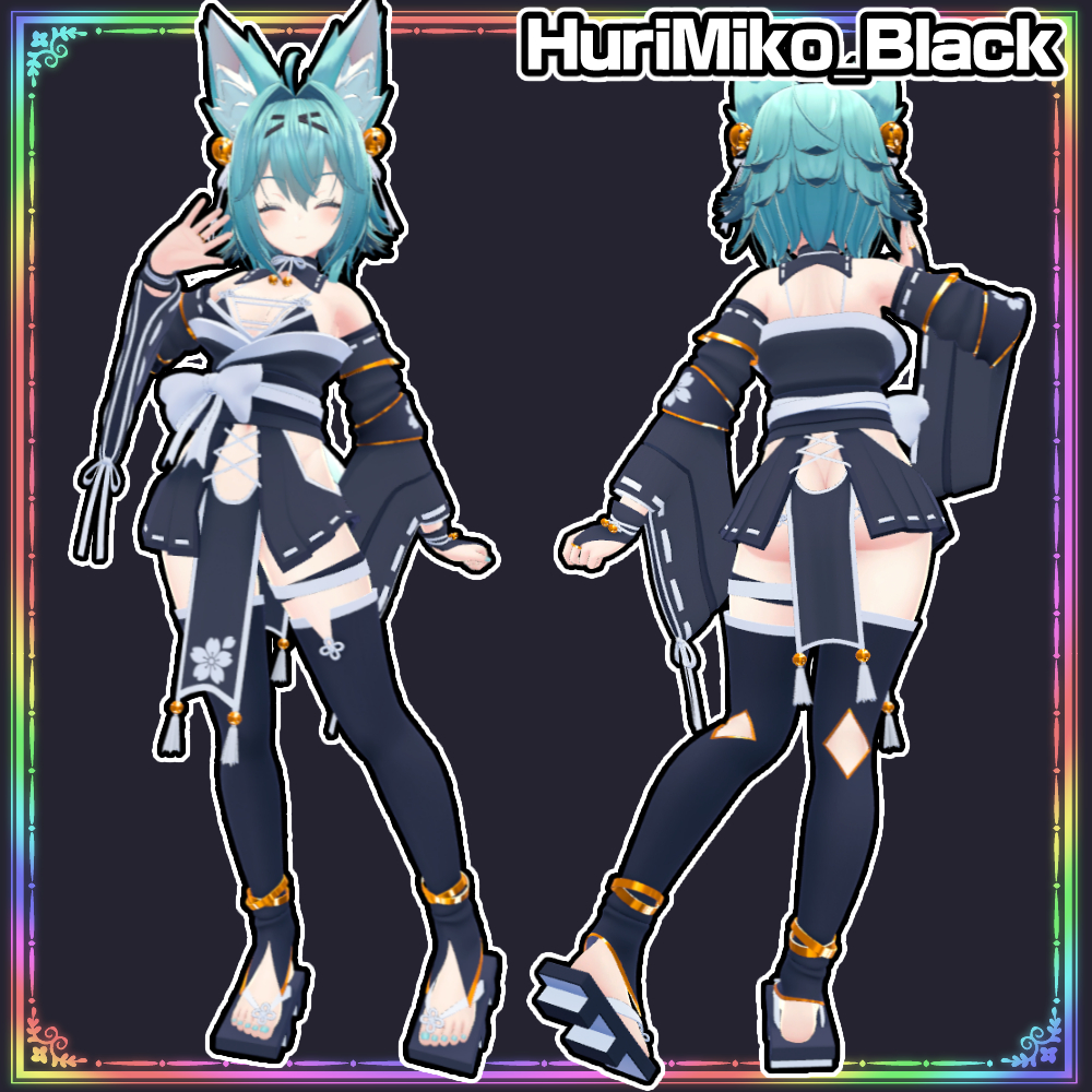 かーさ on Twitter: "RT @monya_vrc: 竜胆ちゃん用にも対応しました!! 💚 【RINDO】振り巫女服 | もにゃ図書委員会 https://monya-vrc ...