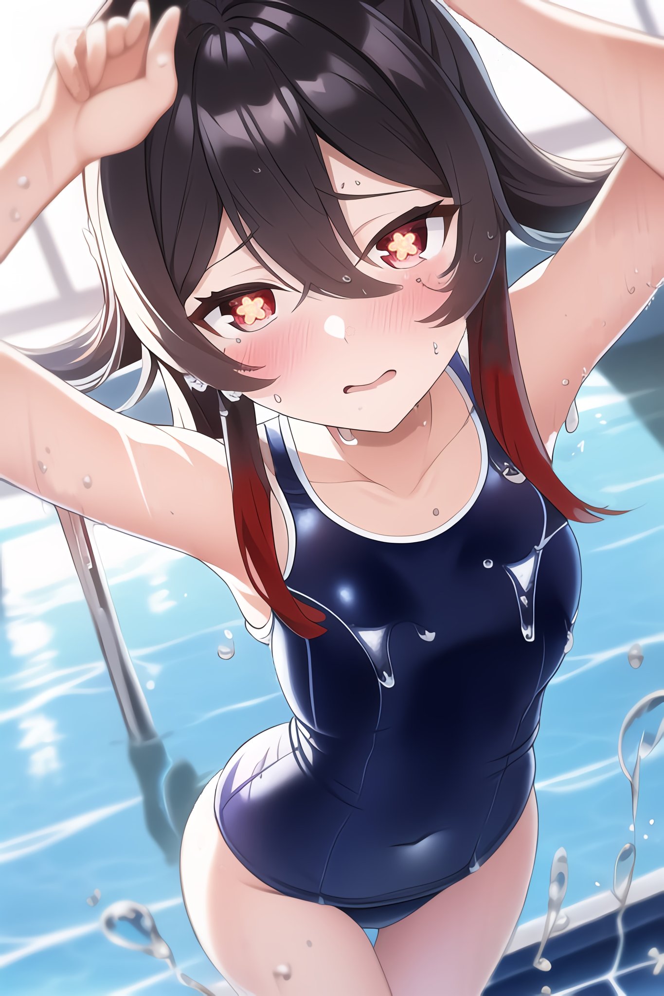 kitokito on Twitter: "スク水胡桃 #原神 #胡桃 #GenshinImpact #novelAI https://t.co/OYR8HsMAvY" / Twitter