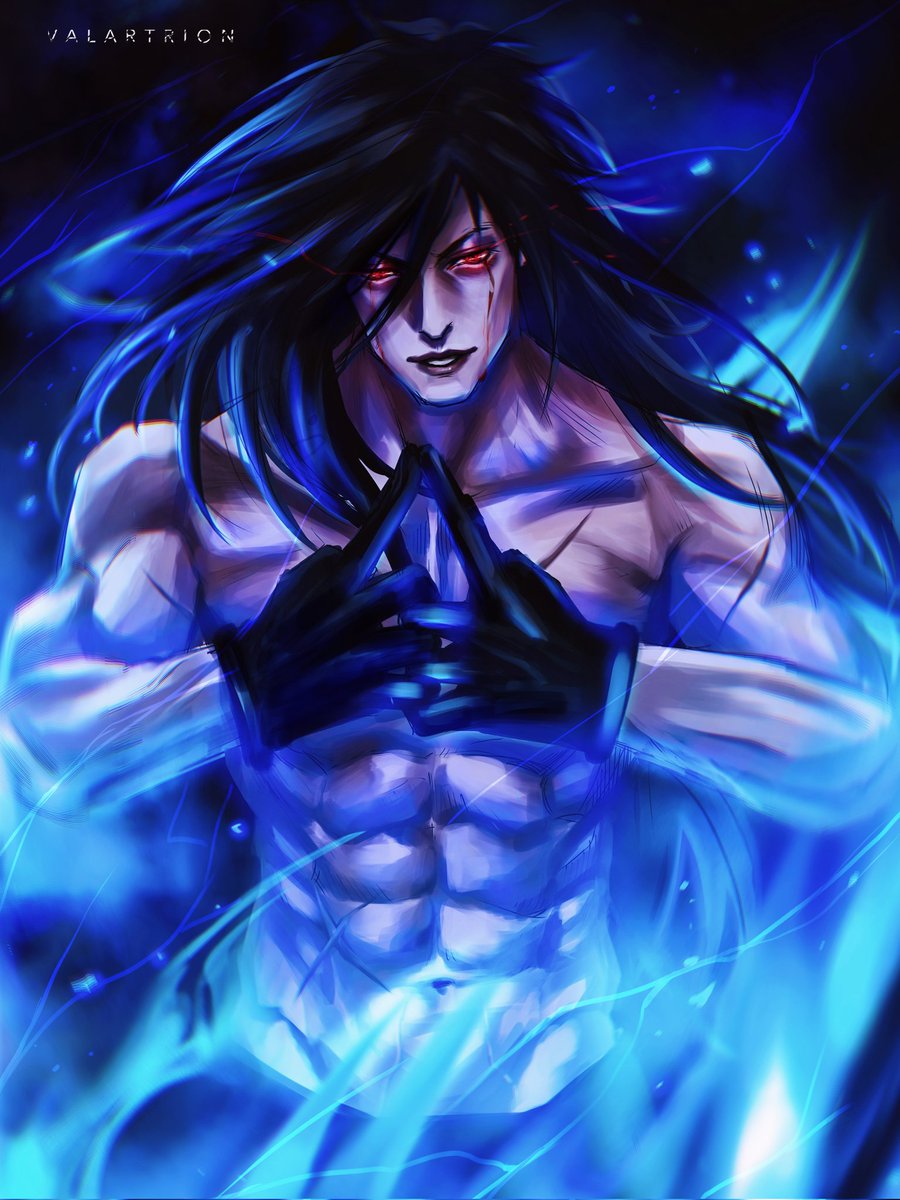 「Blue Inferno #madara #madarauchiha #naru」|Val (吳晓惠)のイラスト