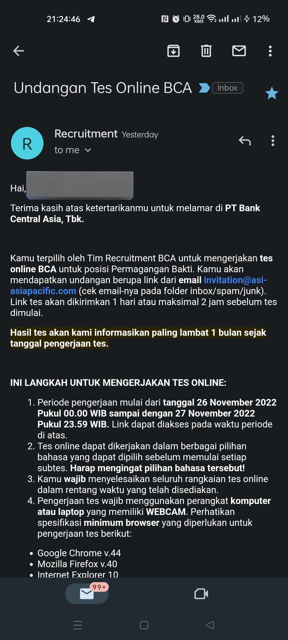 BACA RULES DI (bit.ly/worksfess) on Twitter: "work! aku tetiba dapet email untuk magang bakti ...