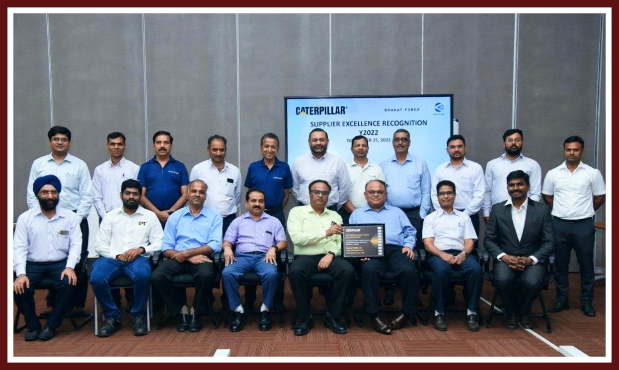 Bharat Forge Ltd on Twitter: "Bharat Forge has achieved 'Excellent Level' in CATERPILLAR # ...