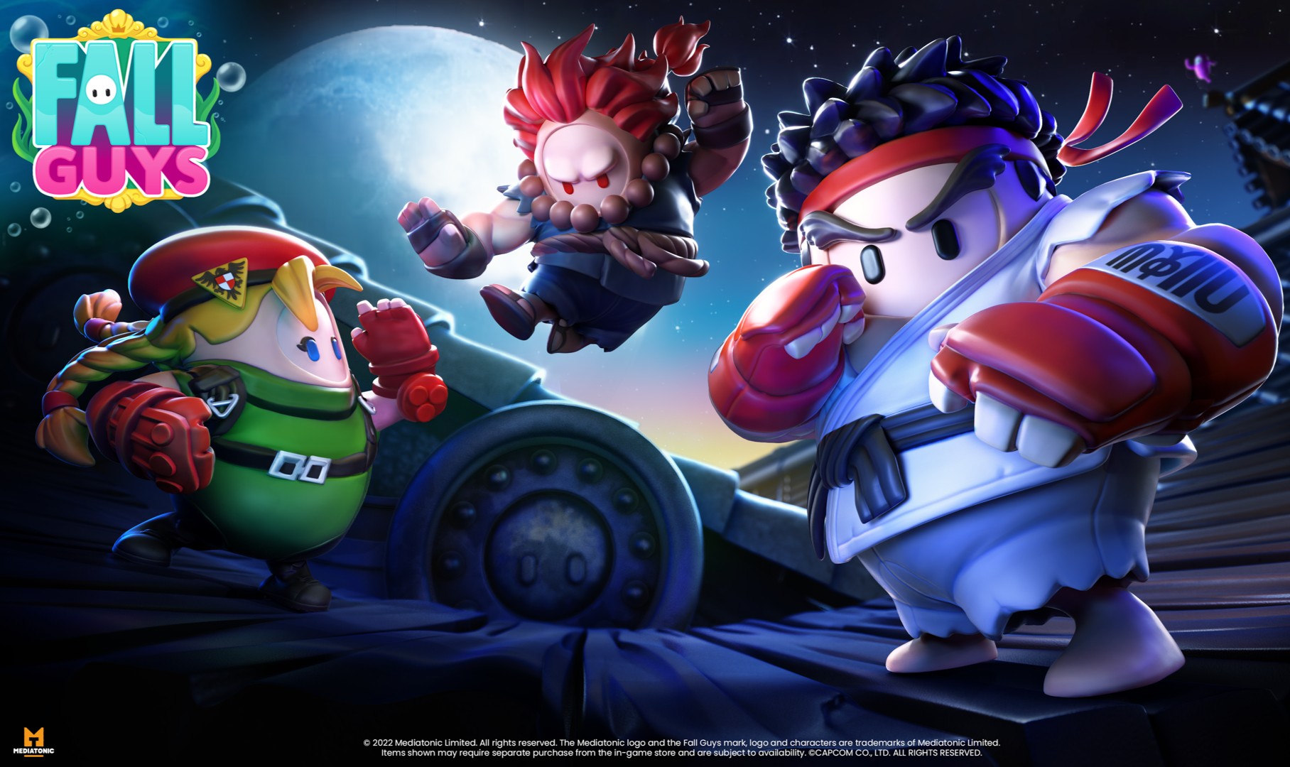 Fall Guys ANZ 🥔 on Twitter: "Ryu, Cammy and Akuma are making their Fall Guys debut! Pick up ...