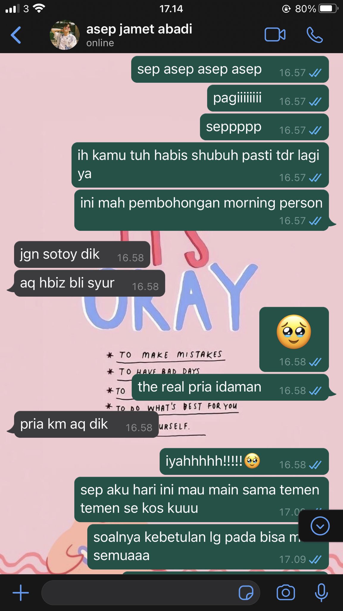 vinceu on Twitter: "izin pak bos dulu ya lin @raliineee https://t.co/a9PIefuHRS" / Twitter