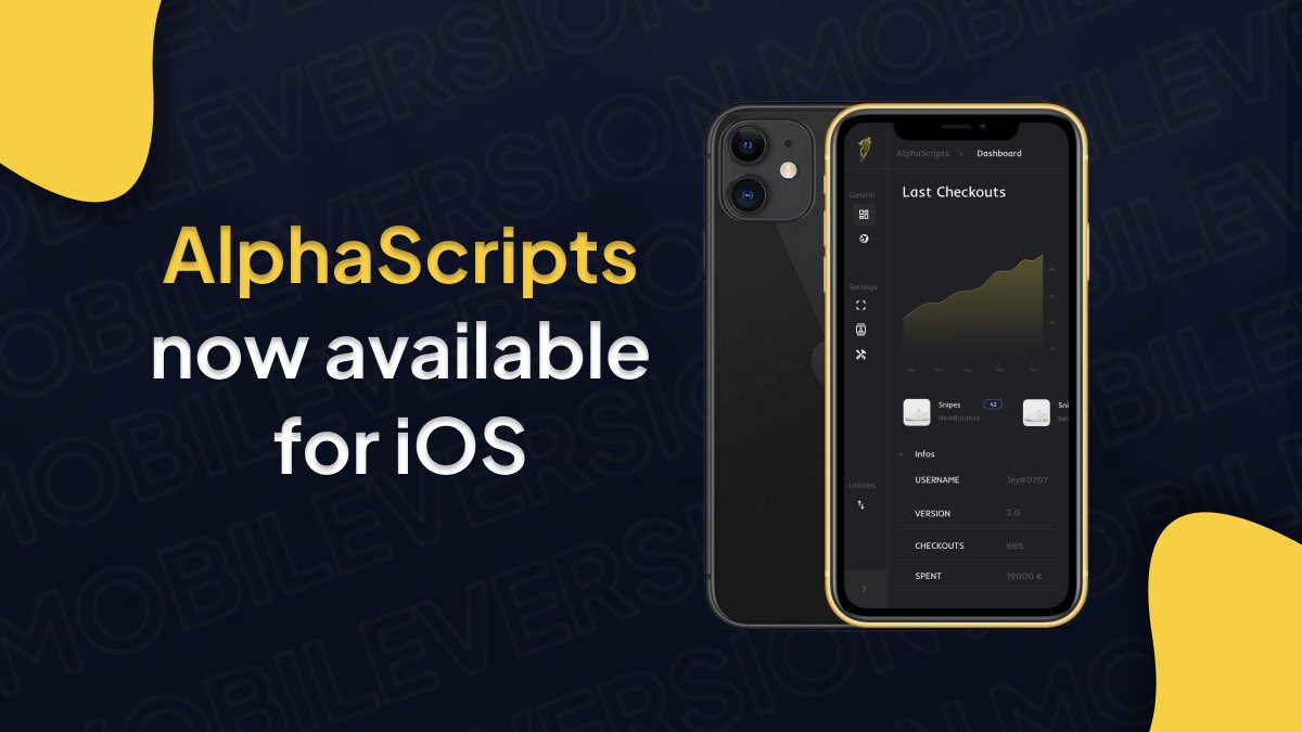 AlphaScripts on Twitter: "🌕 AlphaScripts now available for iOS! 🐺 Retweet and like and we will ...