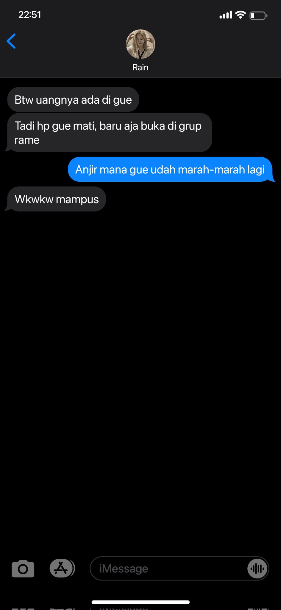 Chan☁️ — semi rest on Twitter: "Pesan dari Rain yang telat masup https://t.co/JlXewgzJ8x" / Twitter