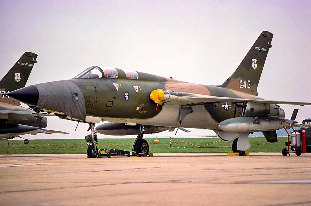 J.J. on Twitter: "Republic F-105F Thunderchief 121st TFS/113rd TFW, District of Columbia ANG ...