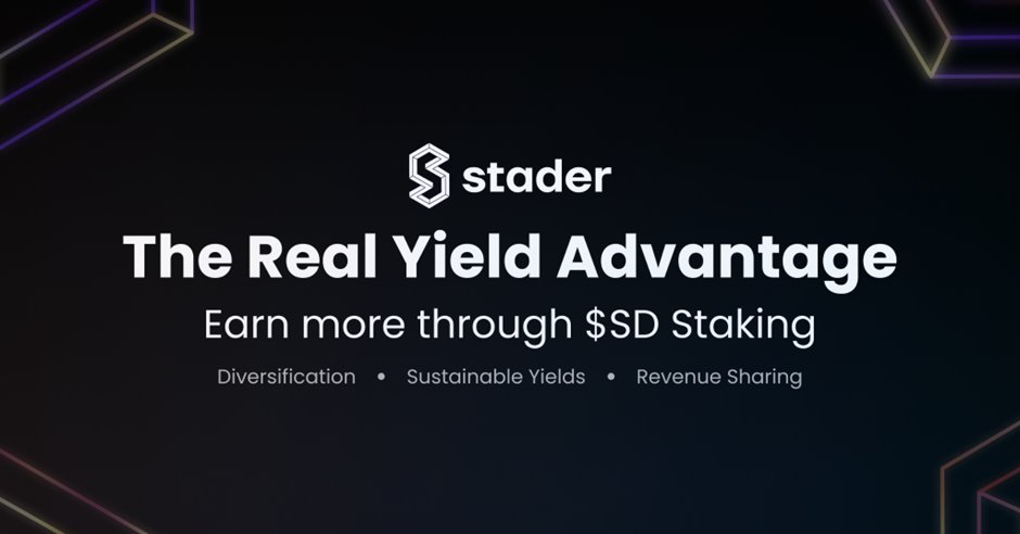 Stader Labs on Twitter: "Phase 3 of Stader’s Decentralization roadmap is in motion: SD staking ...