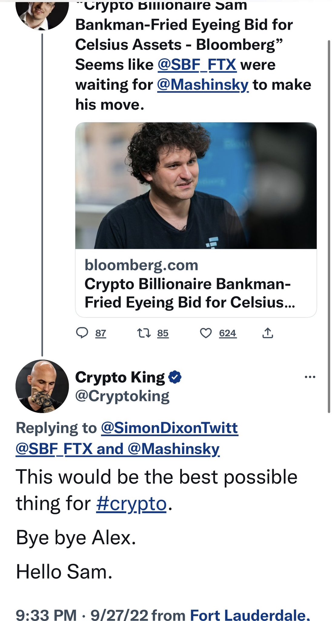 Krissy Mashinsky on Twitter: "Don’t forget this one #cryptoking | U tweeted some disgraceful ...