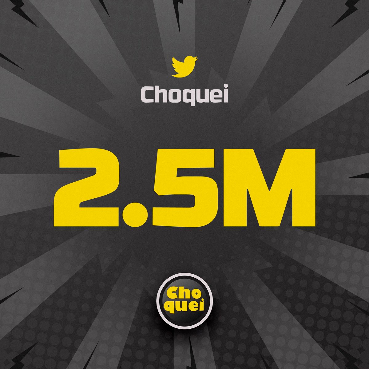 Choquei On Twitter Rt Choquei 🚨agora Batemos 2 Milhões E 500 Mil