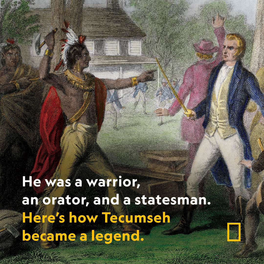 National Geographic on Twitter: "During his brief life, Shawnee chief ...