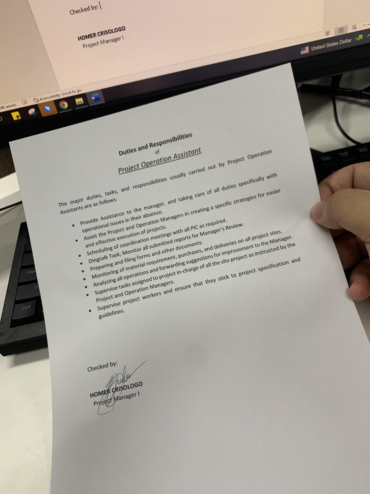 Pimmy on Twitter: "Hi 👋 starting monday Proj. Oper. Assist. https://t.co/L6rdev6GgQ" / Twitter