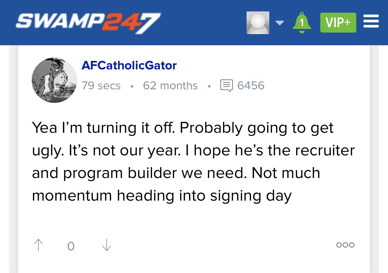 Message Board Geniuses on Twitter: "#Florida has cut the lead to 7. But that’s no reason to stop ...