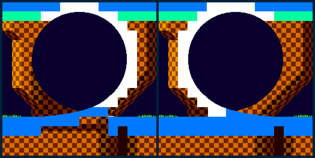 Classic Sonic Deconstructed on Twitter: "Sonic 1 doesn't have collision layers nor layer ...