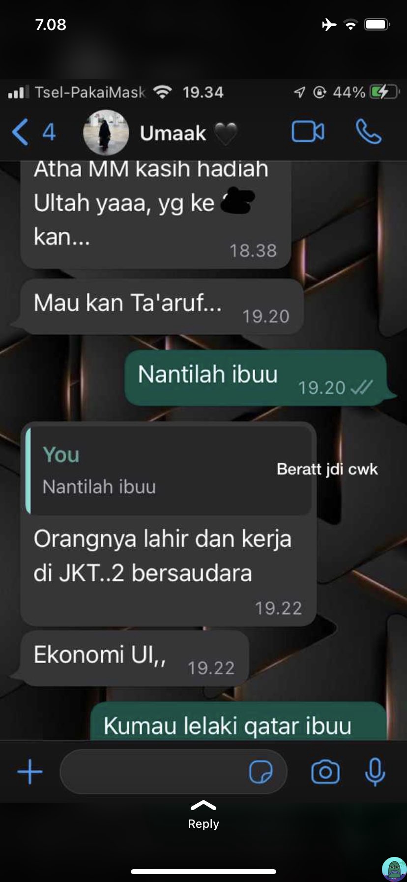 Tanyarl on Twitter: "wasap story temen ku sksksk, spill chat sm ibu kalian yg mengandung unsur ...