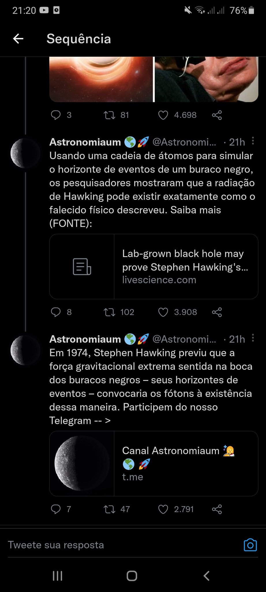 幽霊 on Twitter: "@Astronomiaum Mano Matéria boa e pá, mas está errada no post está muito errada e ...