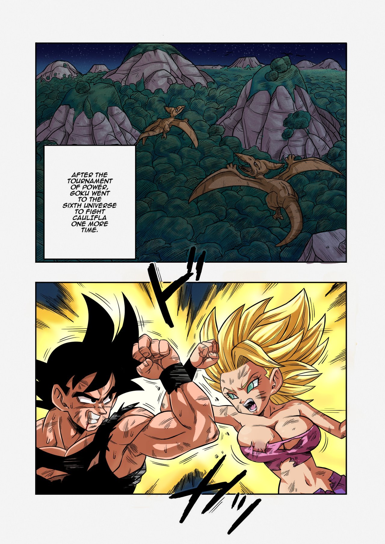 🔞Krello After Dark🔞|| #1 Kefla Fan on Twitter: "BATTLE IN THE 6TH UNIVERSE - PAGE 1 FULL COLOR ...
