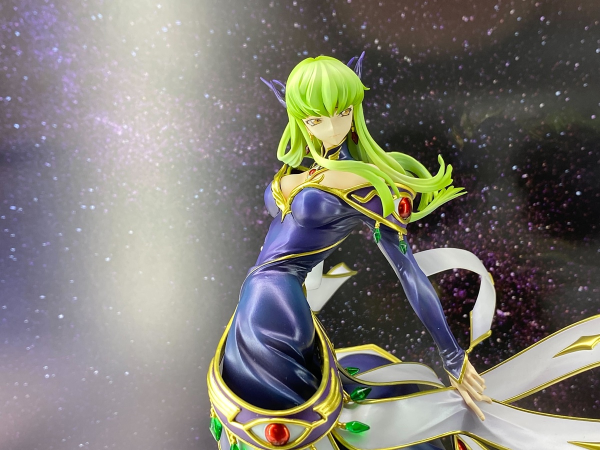HOBBY Watch on Twitter: "【メガホビEXPO】「コードギアス」よりC.C.がブリタニア衣装フィギュア公開！ ルルーシュを案じる表情にやさしさを感じる https://t ...