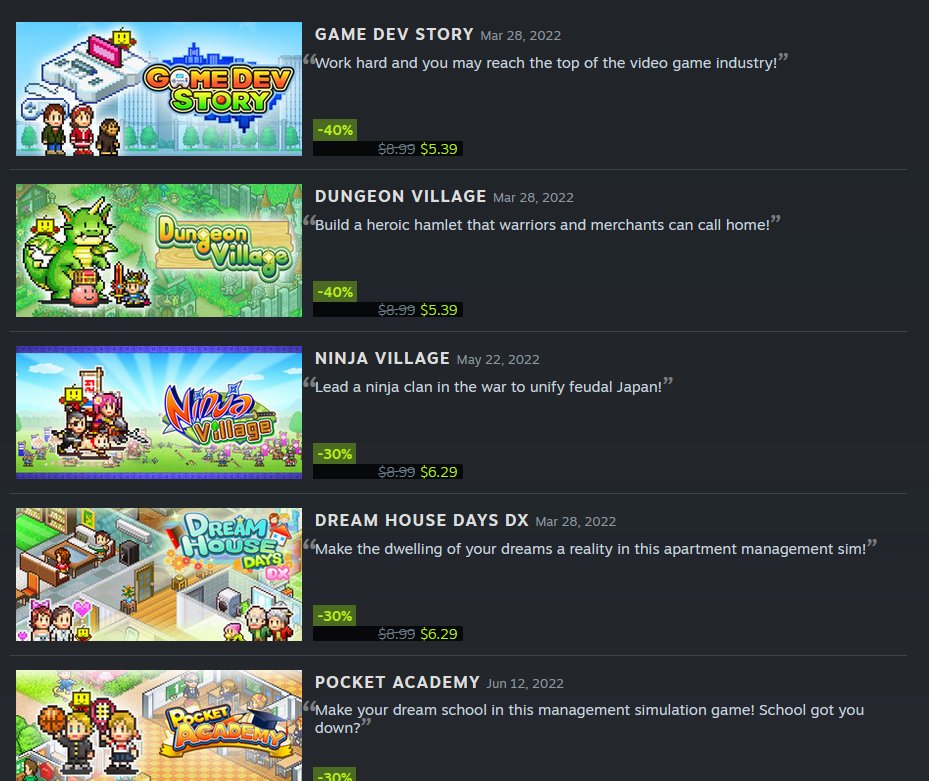 Colin Spacetwinks on Twitter: "as is kairosoft's way, if you're "but i really don't want a ...