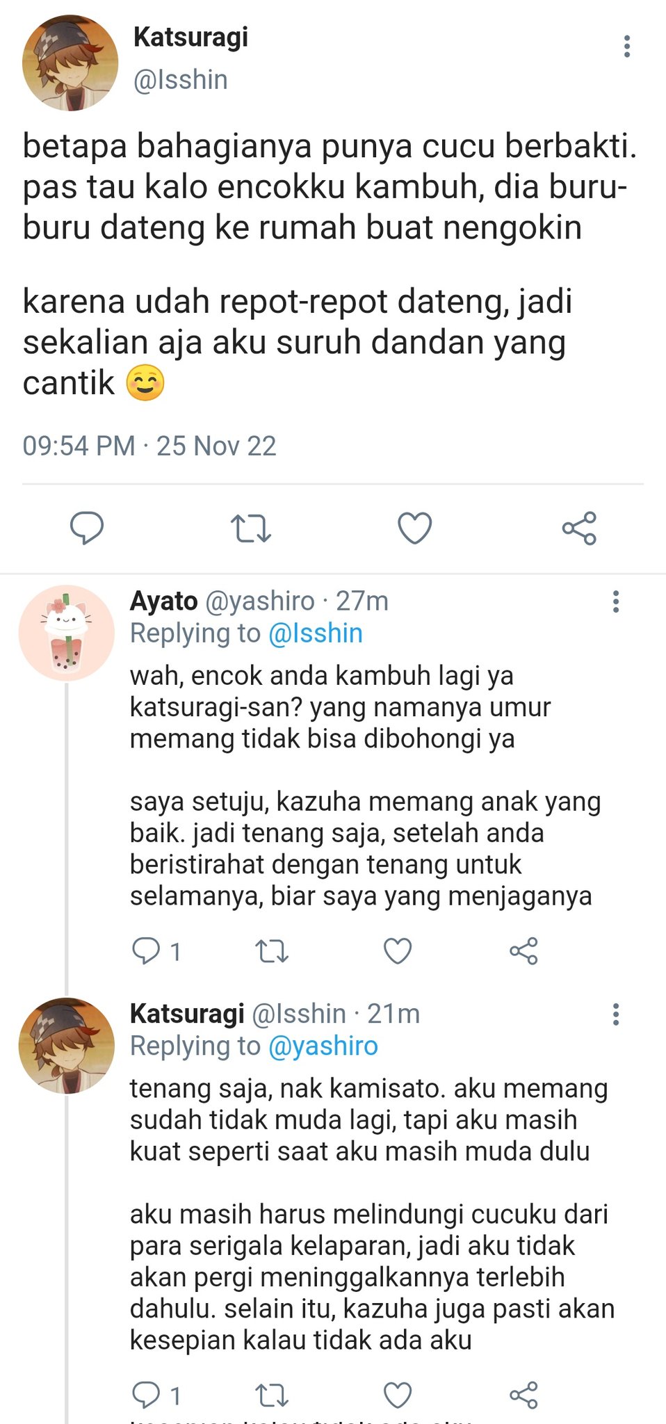 ON 📩 | BACA RULES DI LIKES on Twitter: "jupedepe katsuragi vs ayato au! cw // bxb, incest, pedo ...