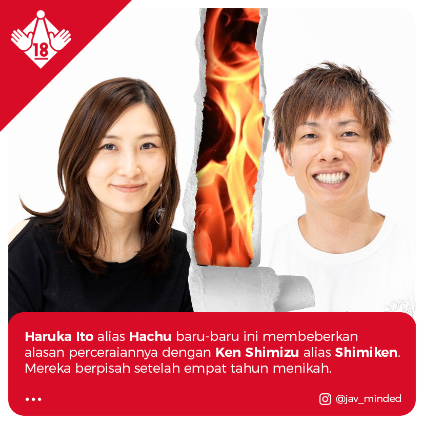 javminded on Twitter: "Haruka Ito (Hachu) mengungkapkan alasan utamanya bercerai dari Ken ...