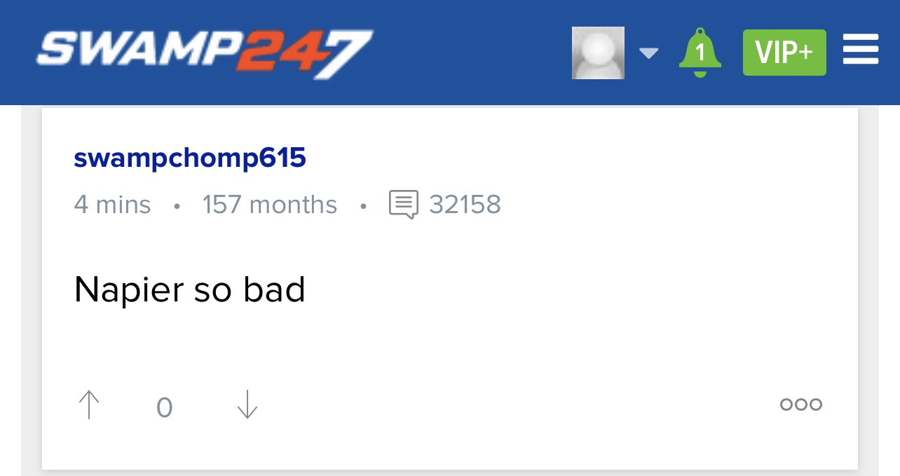 Message Board Geniuses on Twitter: "#Florida has cut the lead to 7. But that’s no reason to stop ...