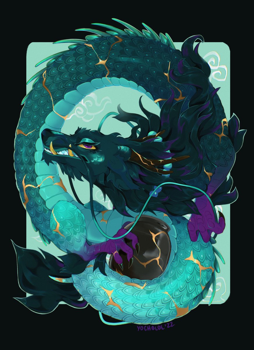 𓃫 yocholol 𓃫 on Twitter: "kintsugi creature 🏺 https://t.co/pPJ8VgBuIc" / Twitter