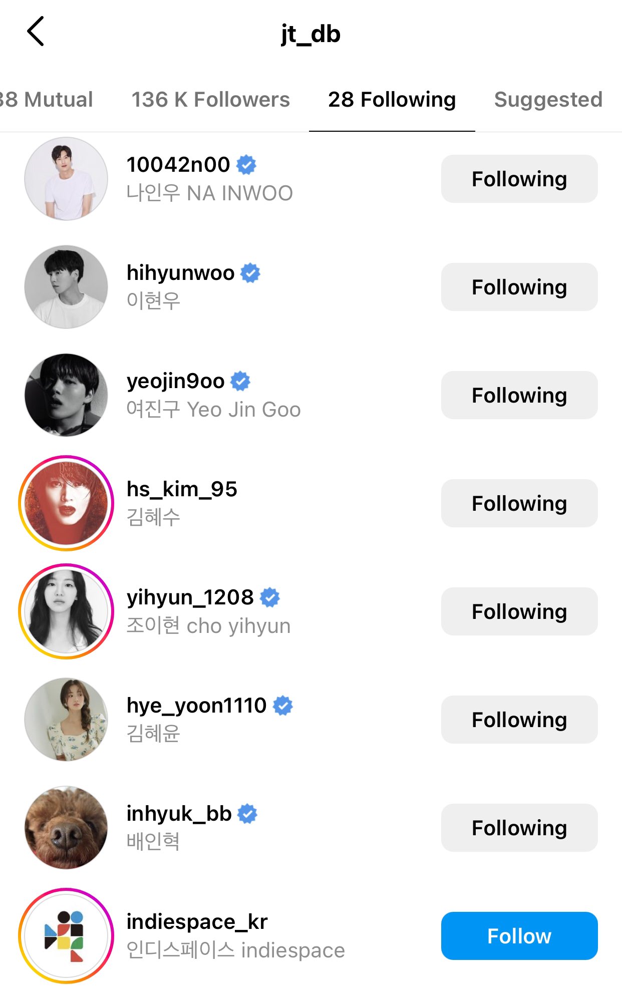 •Dimplesxxi• on Twitter: "221125 #yoojitae ‘s IG new following #ditto 2022 actors - #yeojingoo ...