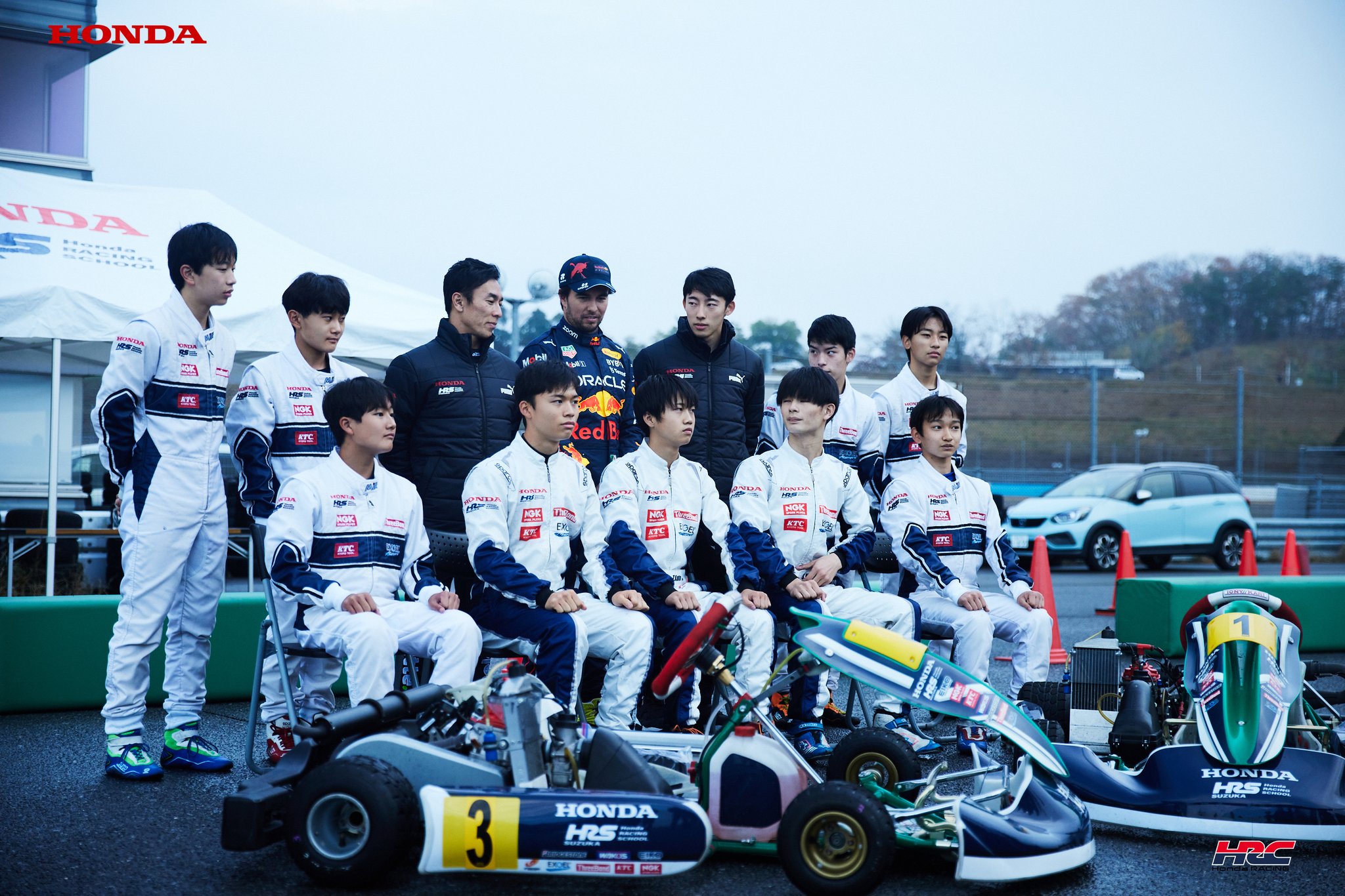 Honda Racing on Twitter: "HRTDで来日したセルジオ・ペレス選手による、Honda Racing Schoolカートの生徒に向けた講習会が開かれました。生徒から英語で ...