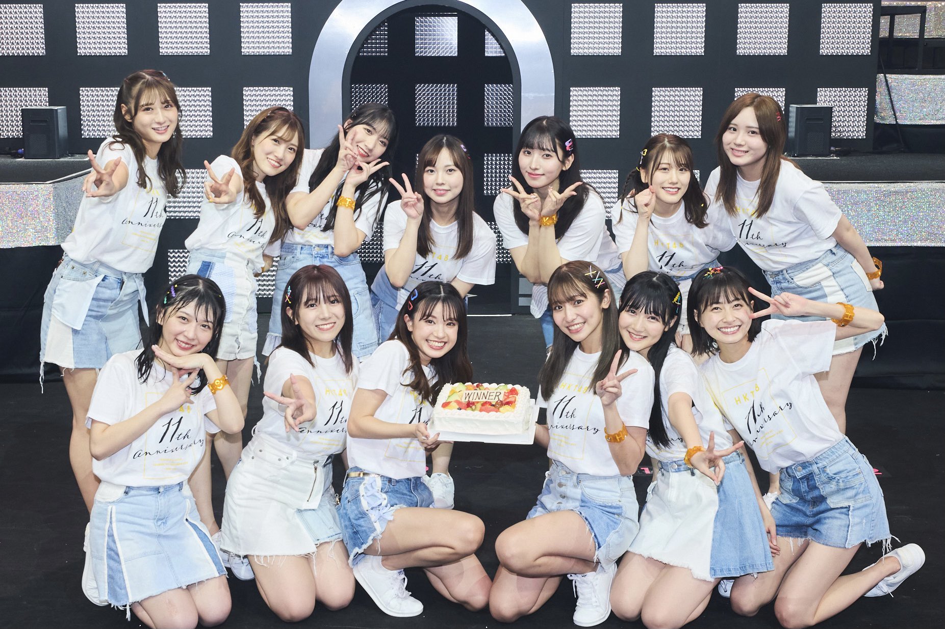 HKT48 on Twitter: "#HKT48 11th anniversary LIVE 2022 ～DAY1～ 昼公演の優勝は #チームTII でした🥺👑 ️‍🔥 夜公演はどのチームが ...