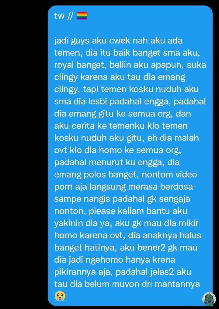 OPEN DM ㅡ Tanyarl 💚 on Twitter: "💚 Tw // 🏳️‍🌈 Please help me guys😭😭 aku ...