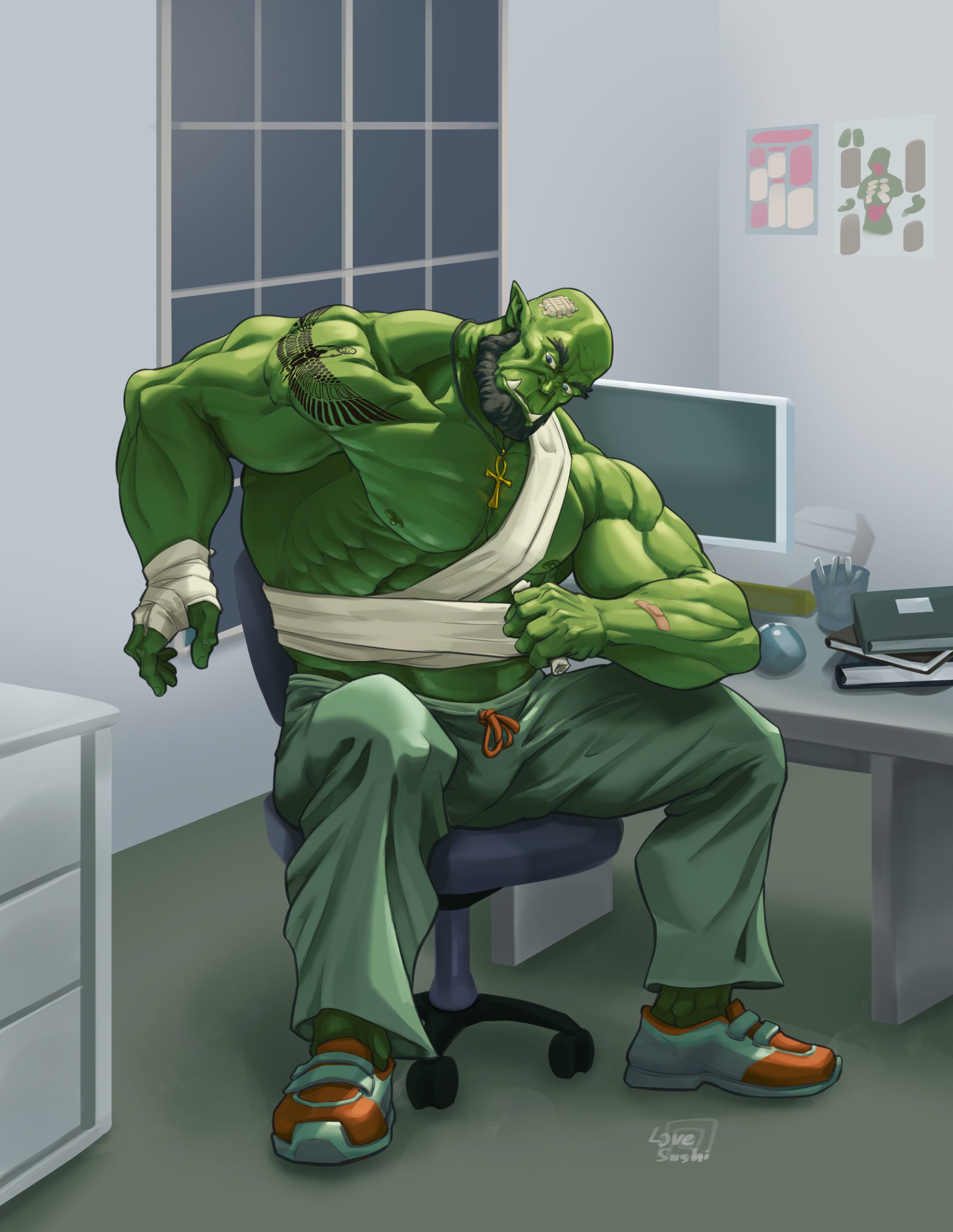 Love Sushi on Twitter: "Commission for @Monxmoks https://t.co/83gd4SiGdc" / Twitter