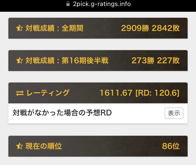 リデ(ride) on Twitter: "シャドバ2Pickレート500戦 一生数だけ結果出ず同じことの繰り返しなので踏ん切りをつける為明日勝てなきゃ辞めます。 https://t.co ...