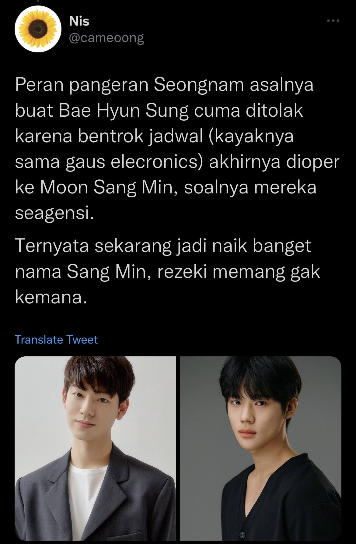 K-Drama Menfess on Twitter: "baru tau ternyata yg ditawarin karakter seongnam pertamanya bukan ...