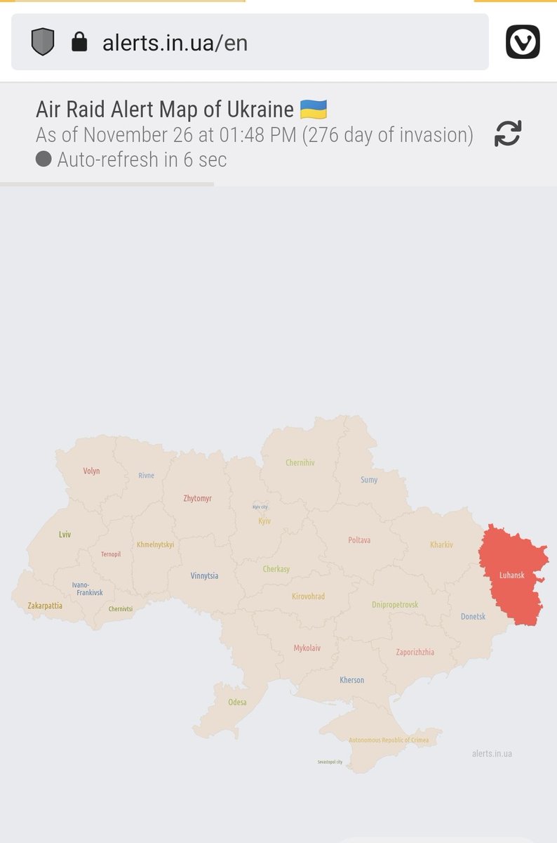 Air raid alert announced in Ukraine's eastern regions - المسلسل من ...