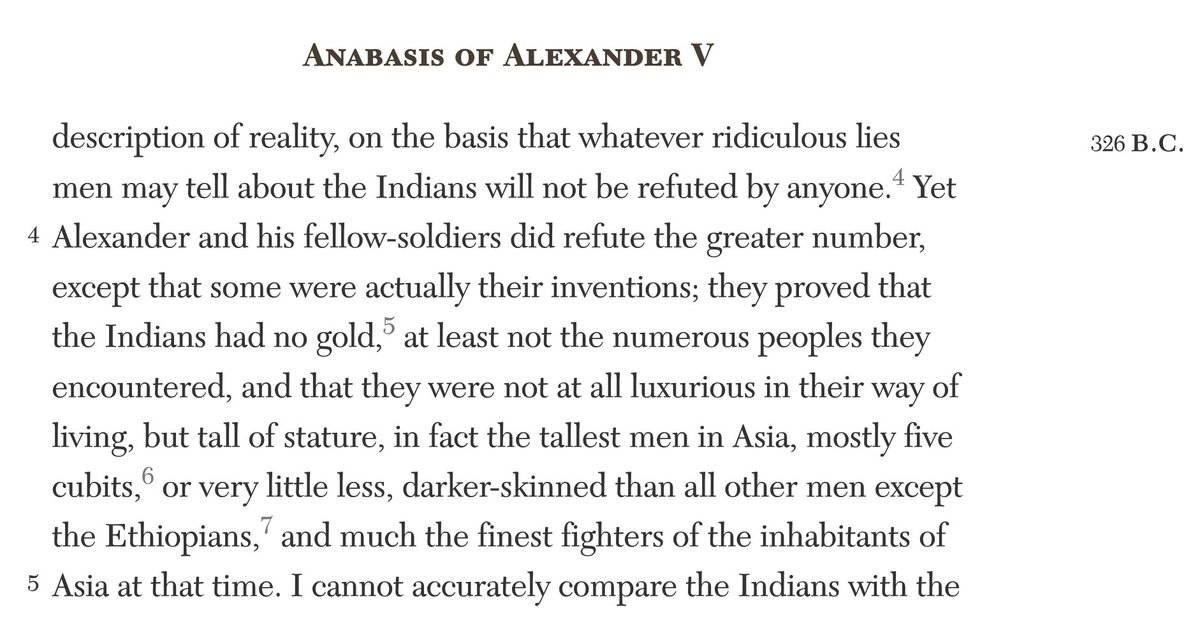 The description of the Indians in the Anabasis of Alexander. "not at ...