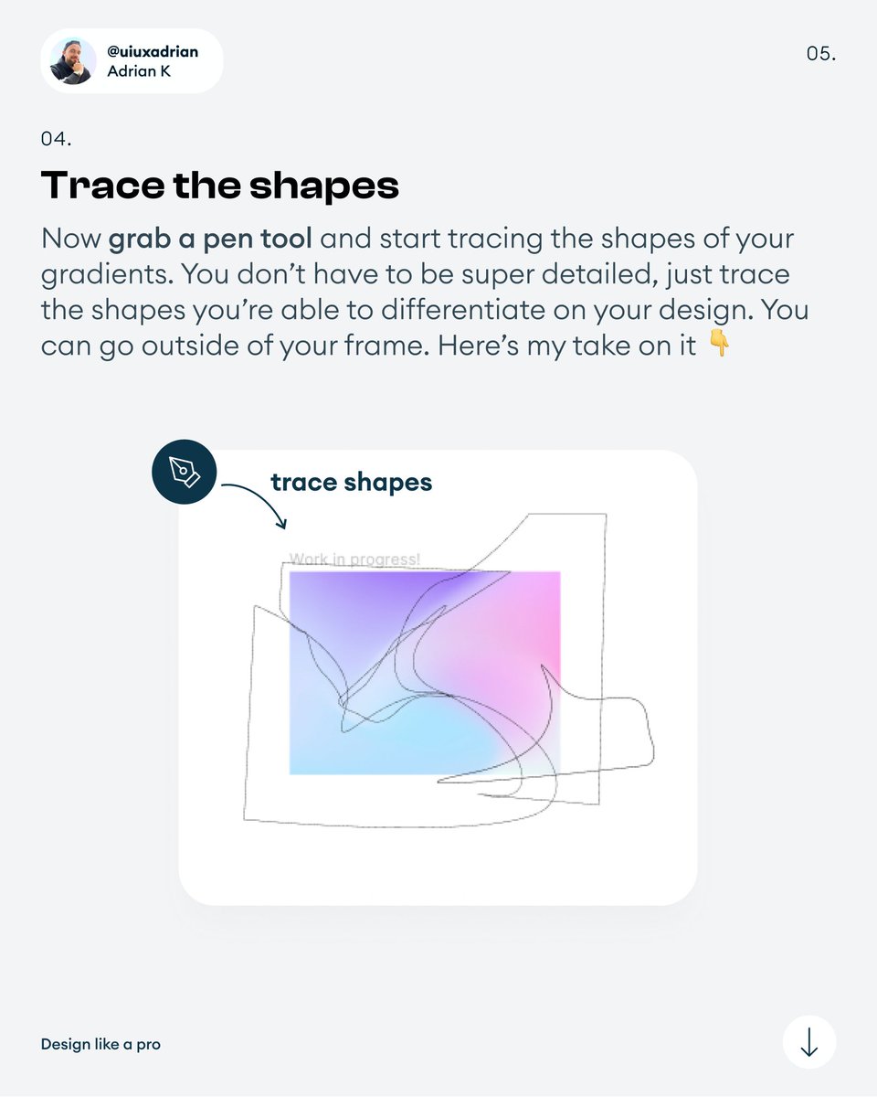 Create beautiful mesh gradients! 🌈 - Thread from UI Adrian @uiuxadrian ...