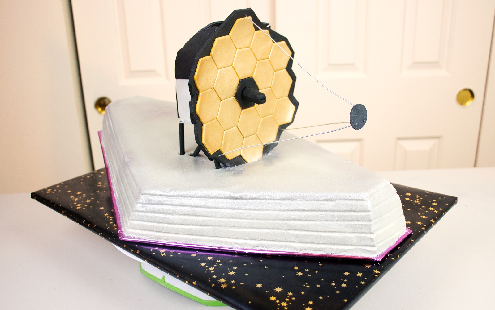 Telescope With Solar System Cake