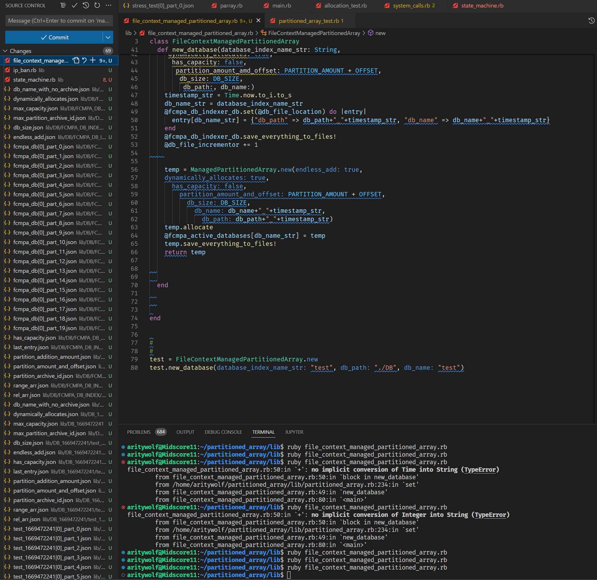 Simulator Wolf 🖥️⚡ On Twitter Making Some Progress On The File Context Managed Partitioned 
