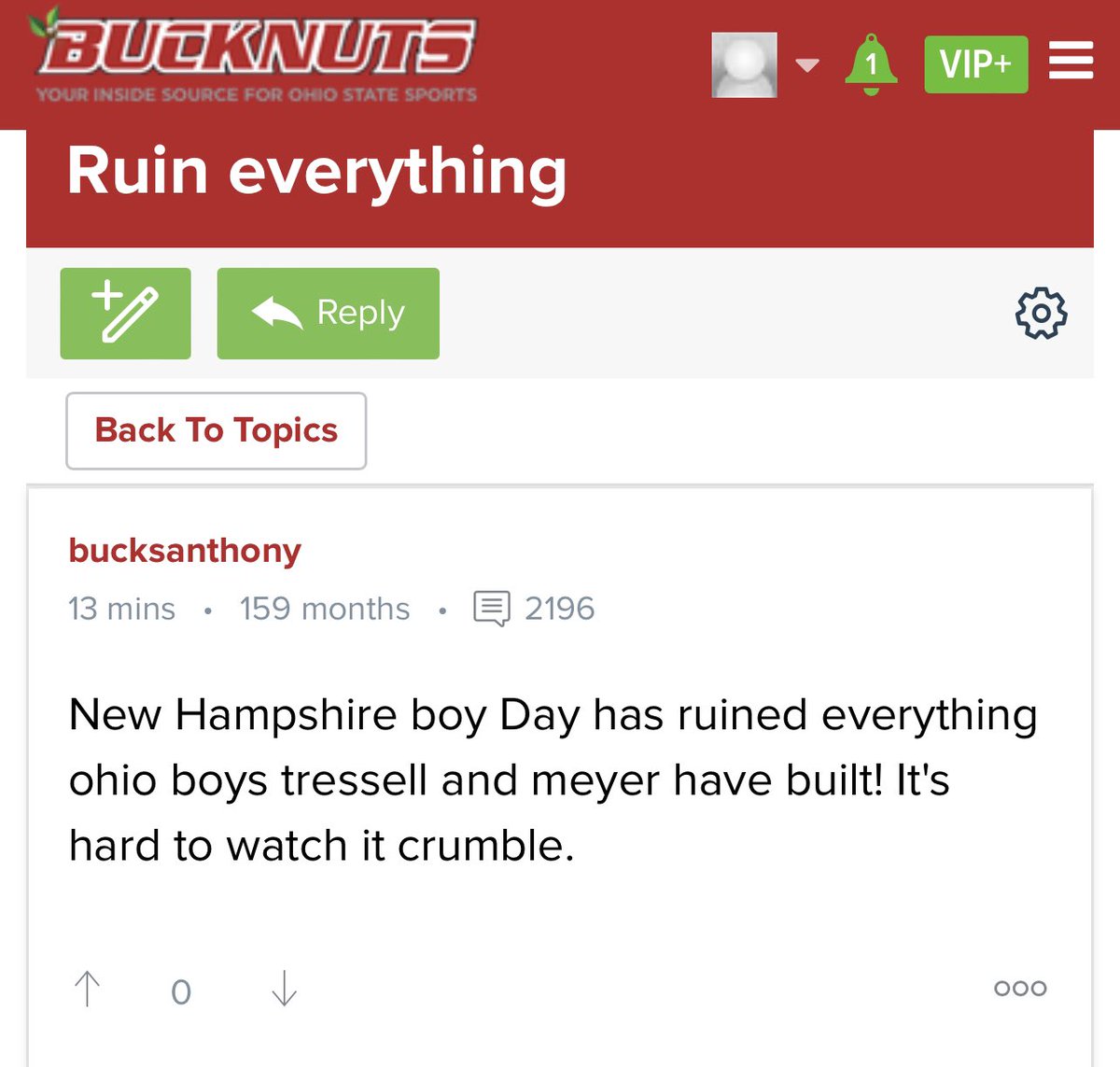 Message Board Geniuses on Twitter: "Ryan Day is ruining everything Jim Tressel and Urban Meyer ...
