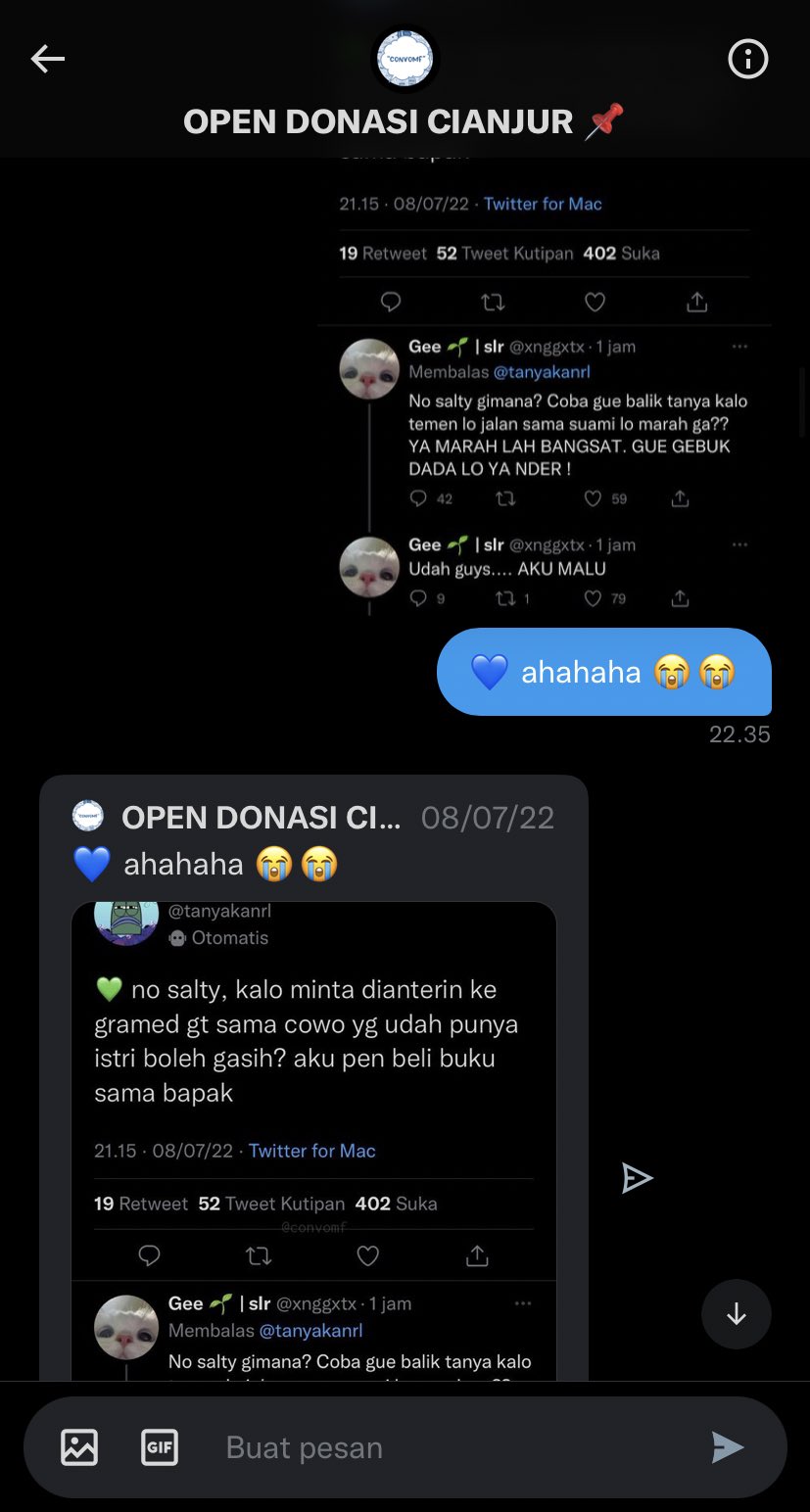 haykal on Twitter: "@xnggxtx @convomfs gue sendernya qaqa https://t.co/lFq8qtK8od" / Twitter