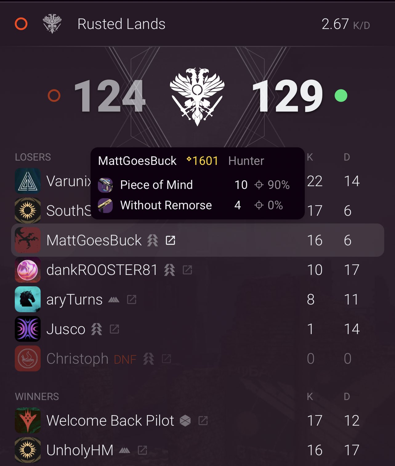 MattGoesBuck on Twitter: "They jumped me into this match halfway and my team was getting ...