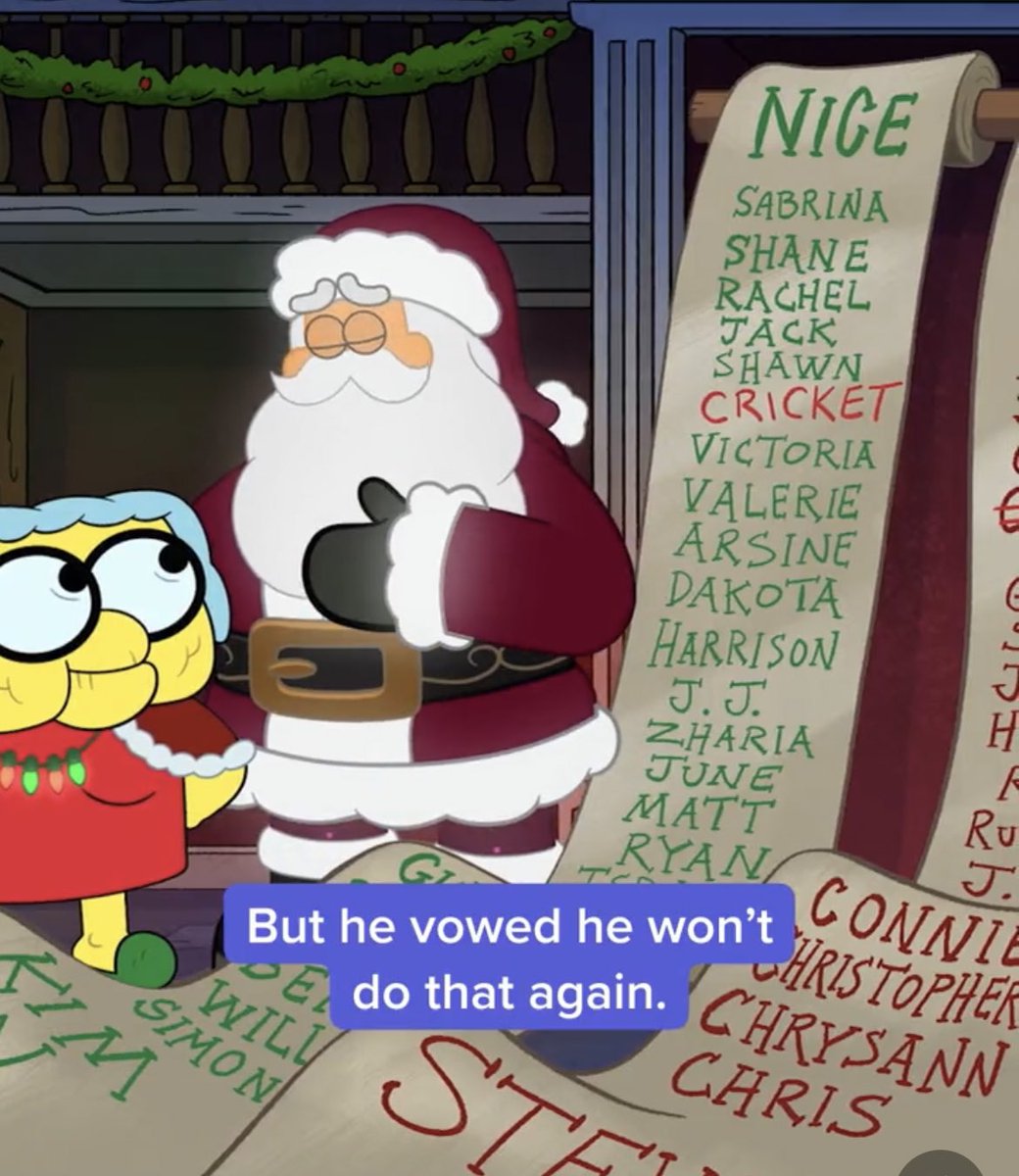 Disney Television Animation News on Twitter: "RT @TorieRAWR: Heck yeah. Made it on the nice list."