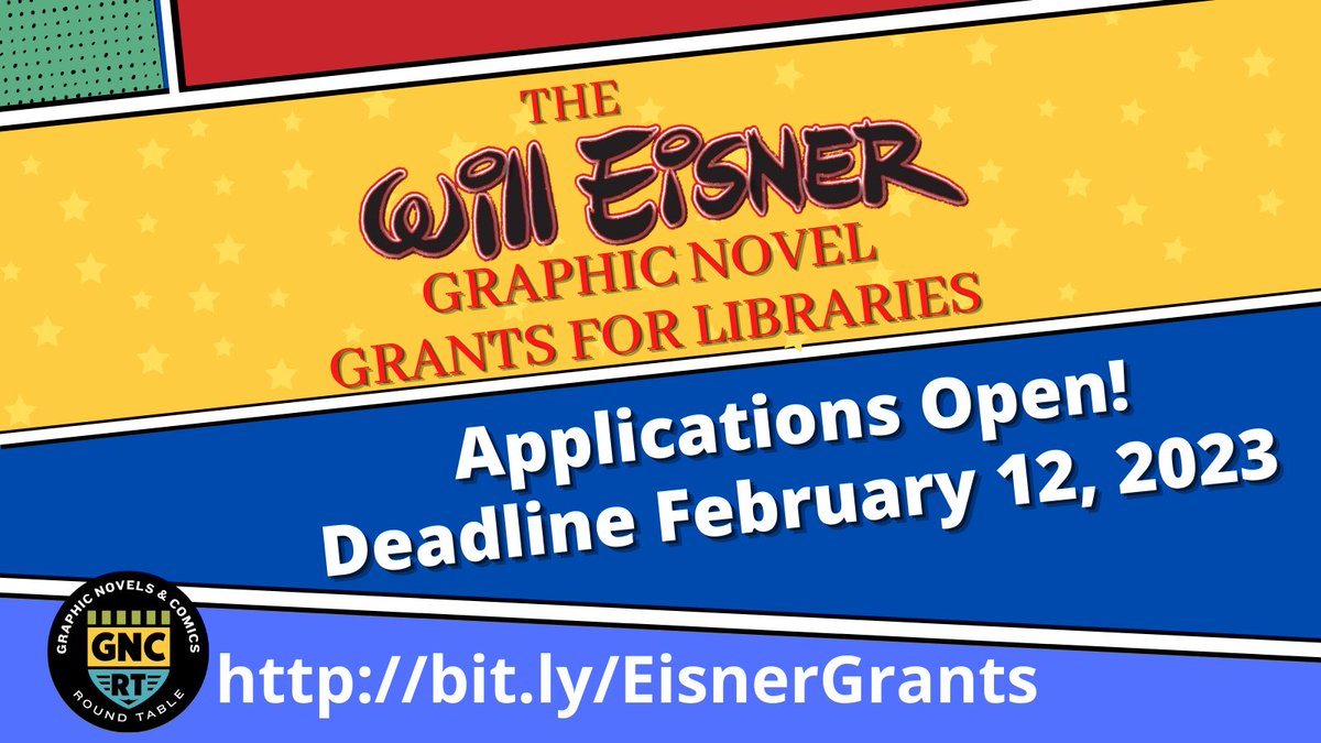 ALA Graphic Novels & Comics RT on Twitter: "Start off 2023 by applying ...