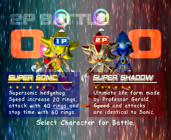 Sonic Adventure 2 Battle Super Shadow
