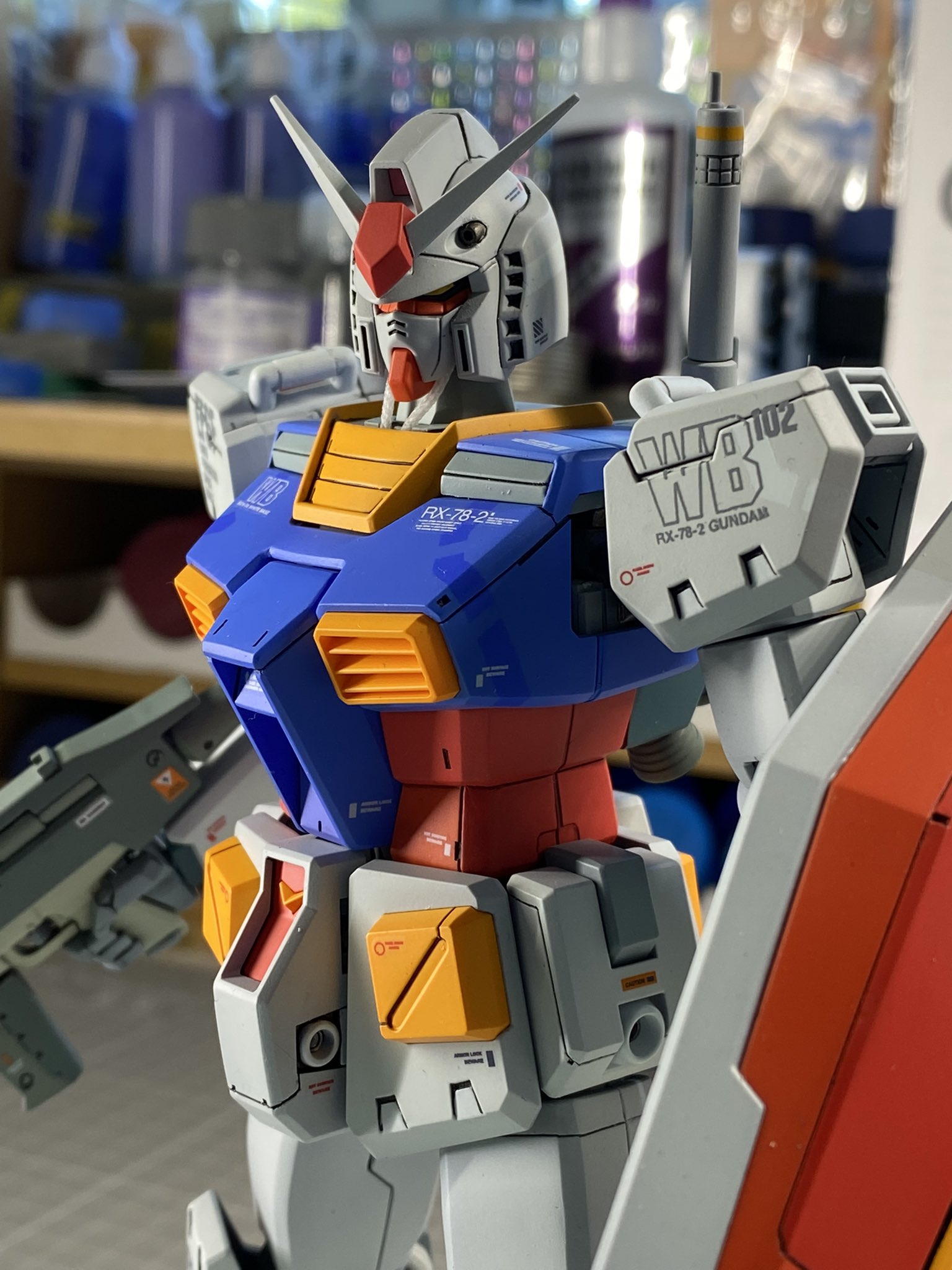NiButo on Twitter: "The RX-78-2 Gundam Ver. Ka is finally complete. What a tough and challenging ...