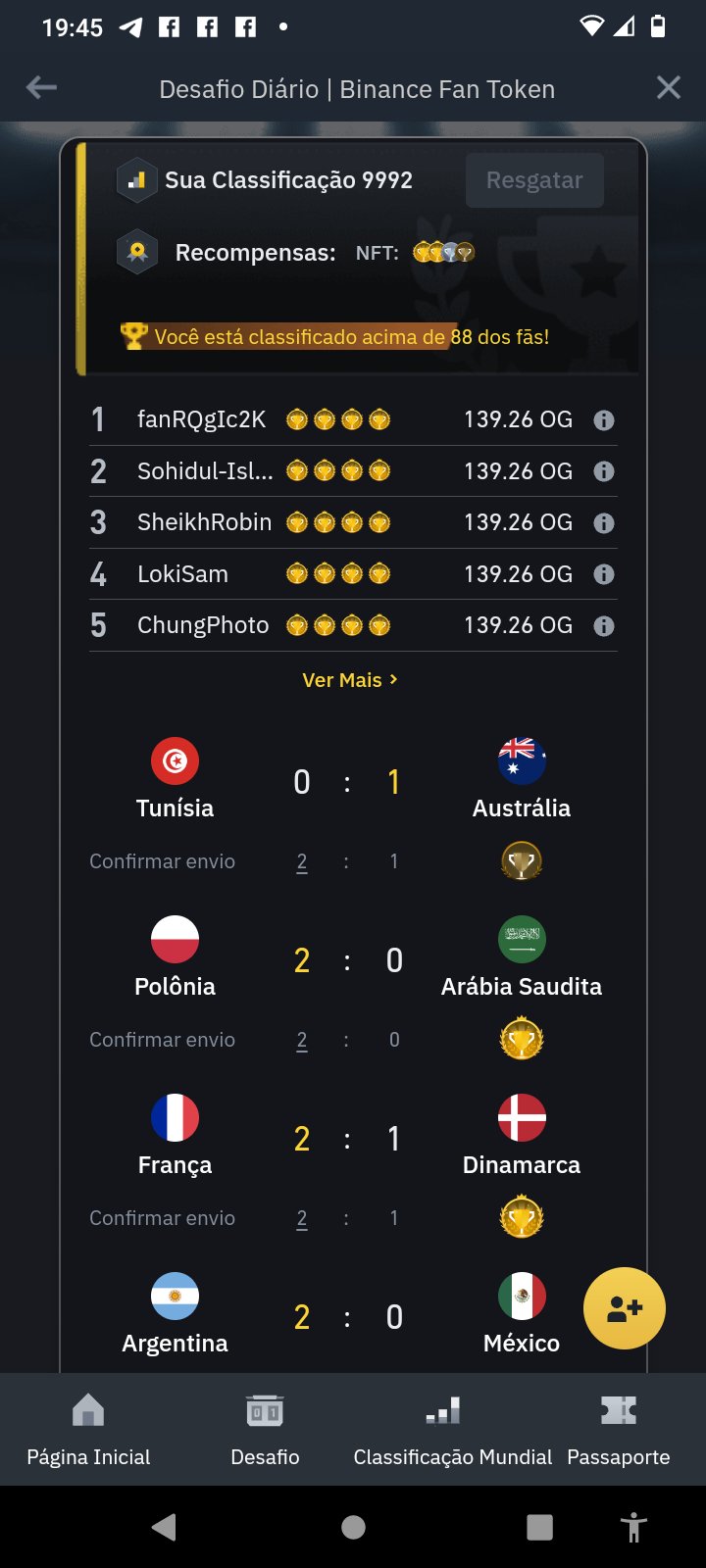 Binance Fan Token on Twitter: "#PolandVsSaudiArabia Match ended with score 2 : 0 ⚽️🔥💯 Did you ...