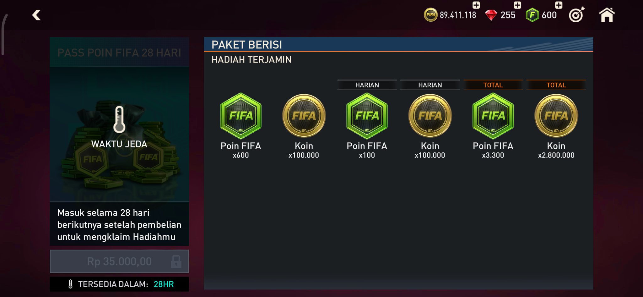 Fadhil Al Amin on Twitter: "@FMDOfficial_ beneran work bang, kemarin ane beli dapet 600 FP dan ...