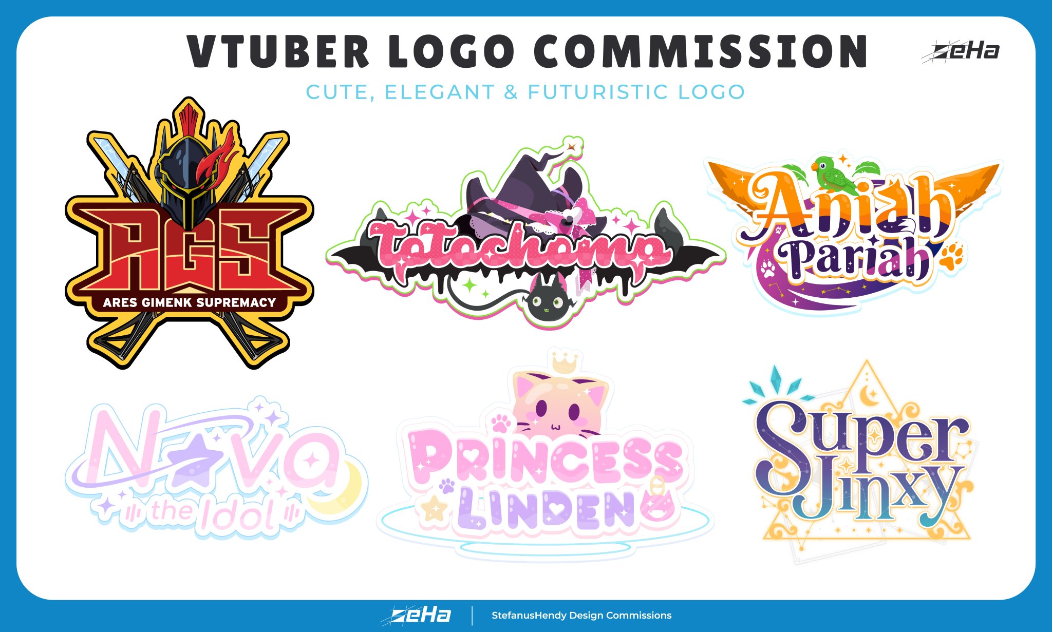 StefanusHendy | CLOSED VTUBER LOGO COMMISSIONS 💌 on Twitter: "[RT or ...
